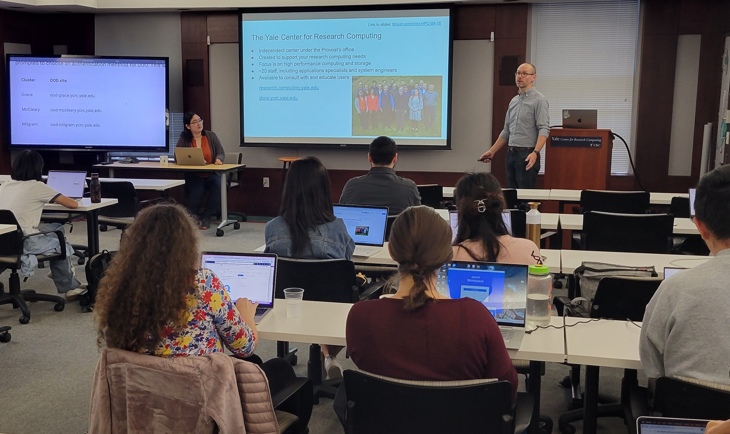 Training and Events Schedule | Yale Center for Research Computing